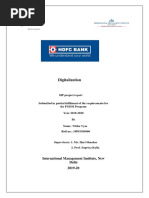 Project Report on"CASA" in HDFC | PDF | Transaction Account | Cheque