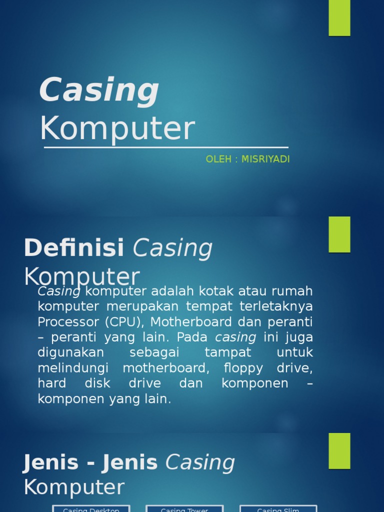 Jenis - Jenis Casing Komputer | PDF