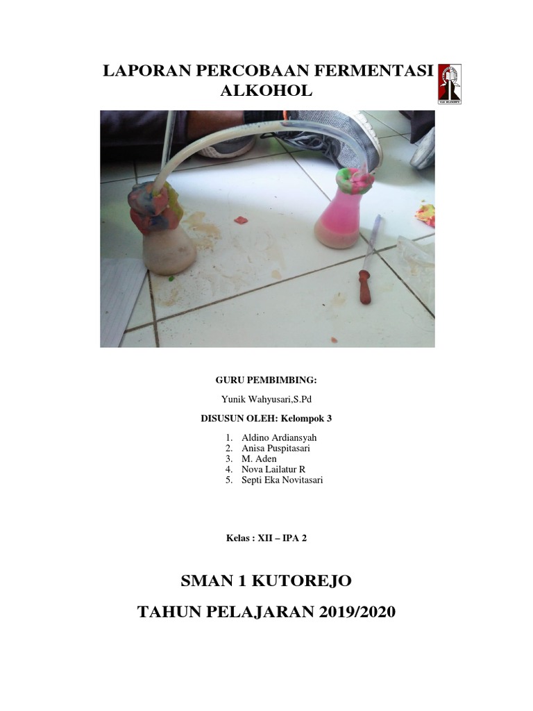 Laporan Percobaan Fermentasi Alkohol | PDF