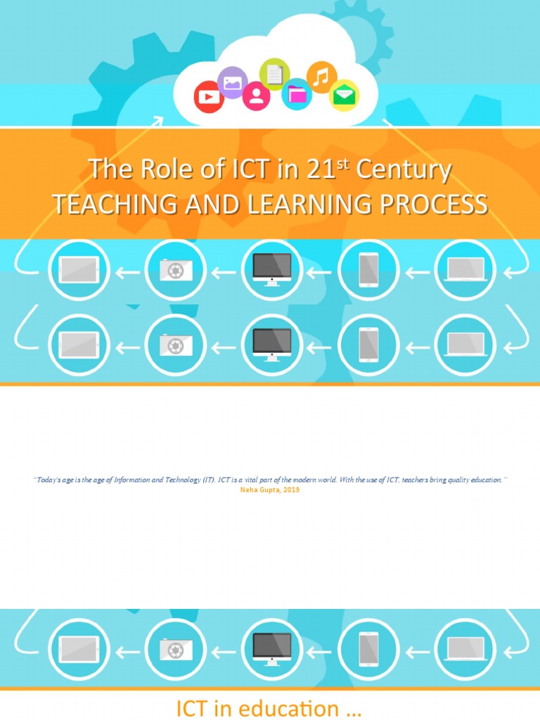 2 Role of ICT in T-L Process | PDF | Educational Technology | Teachers