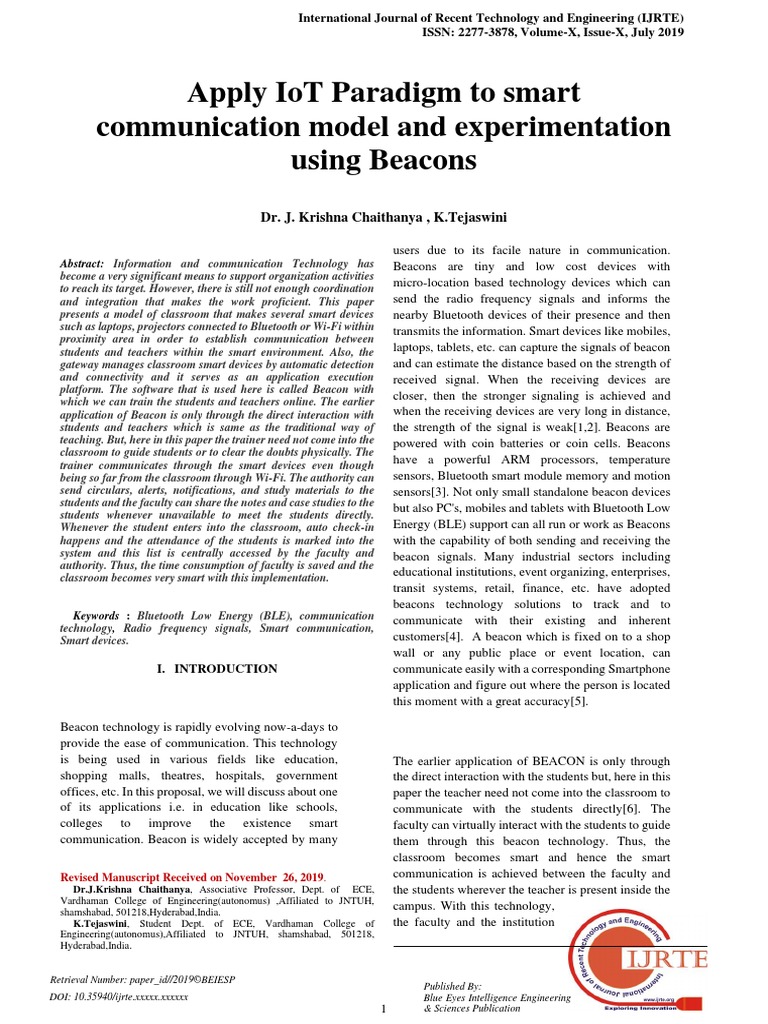 Smart Communication PDF | PDF | Bluetooth | Wi Fi