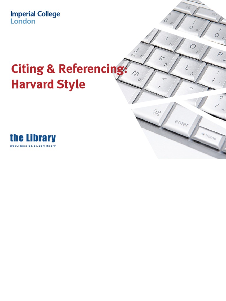 Harvard Referencing PDF | Download Free PDF | Citation | Publishing