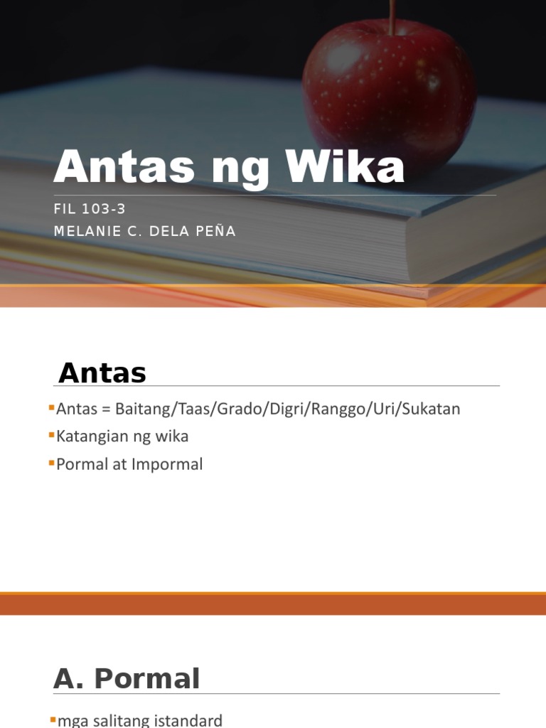 Antas NG Wika | PDF