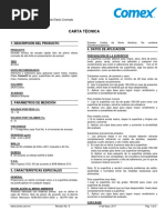 CT - Comex 100 Total PET | PDF | Pintar | Hormigón