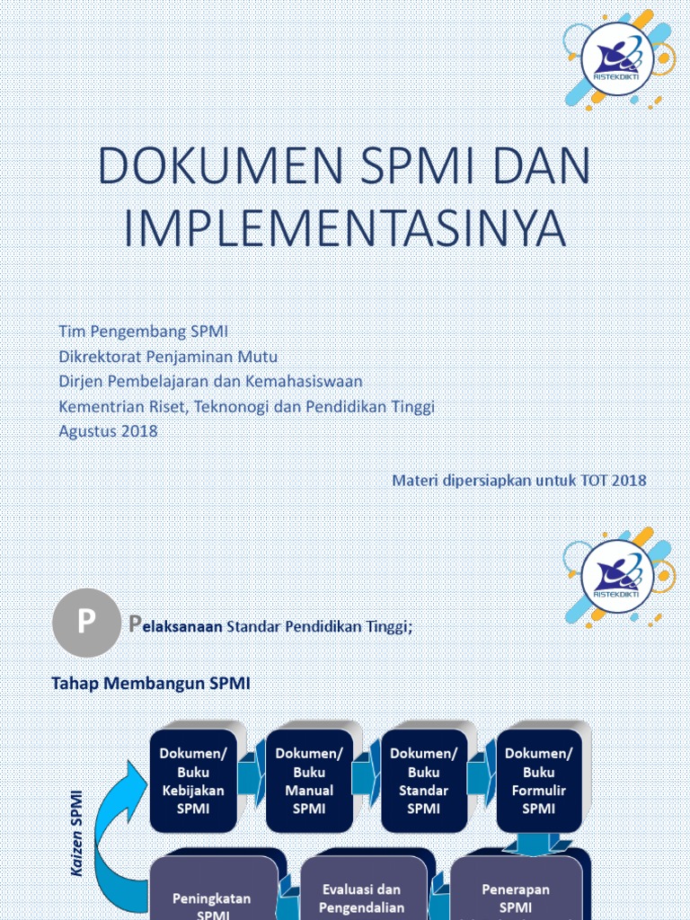 Kebijakan dan Implementasi SPMI PT | PDF