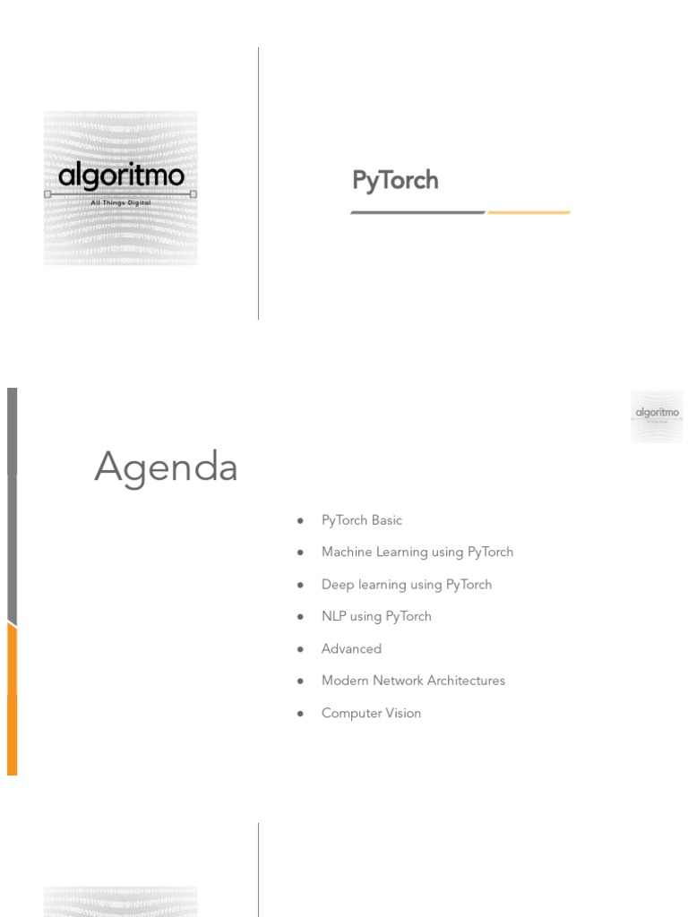 PyTorch PDF | PDF | Artificial Neural Network | Logistic Regression
