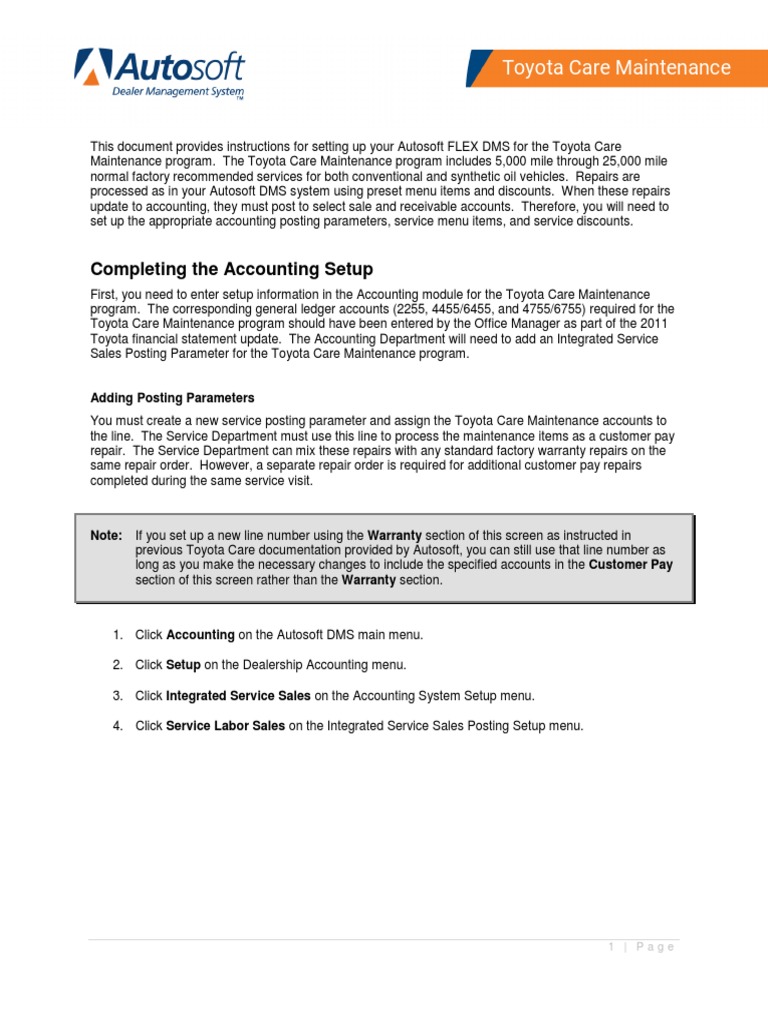 ToyotaCare 11 | PDF | Pricing | Menu
