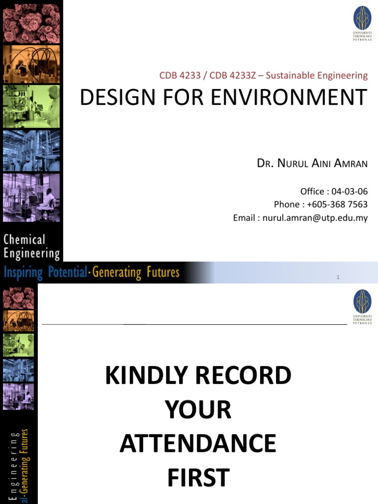 Lecture 6 - Design For Environment (DfE) SE Jan 2020 | PDF | Reuse ...
