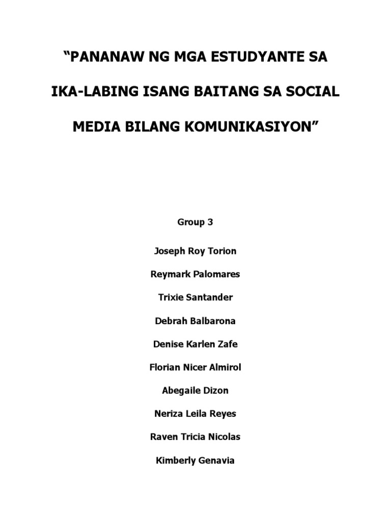 Tagalog Research | PDF