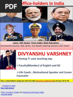 Indian Order of Precedence List | PDF | Government | Positions Of Authority