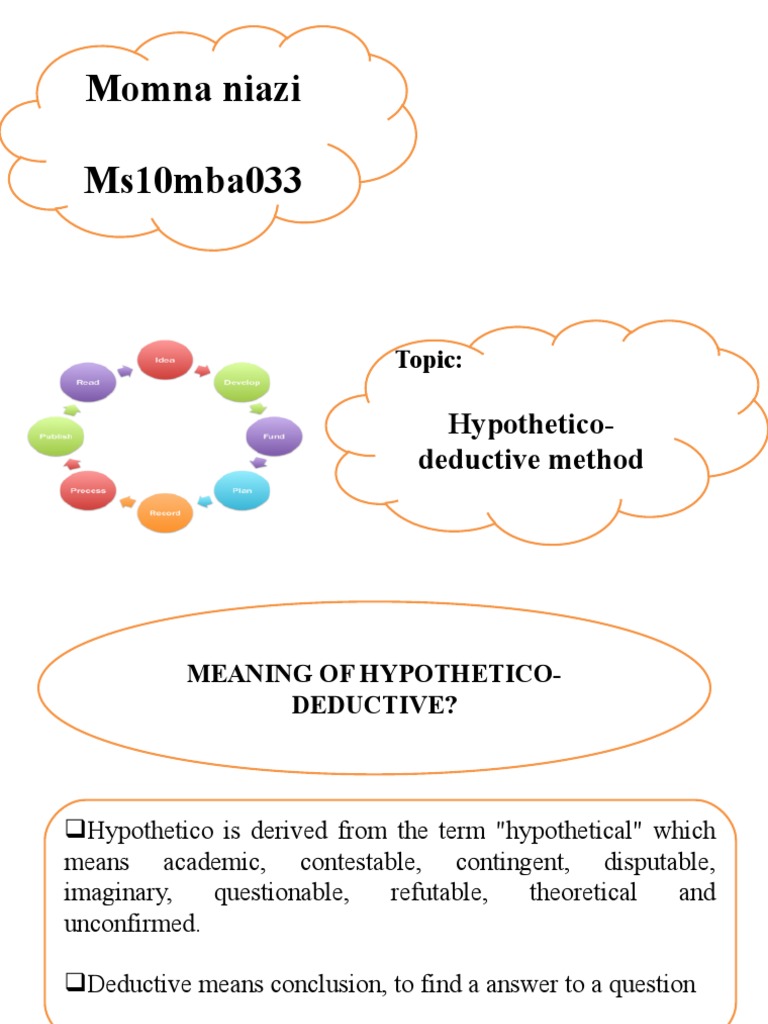 Hypothetico Deductive Method | PDF | Hypothesis | Research Design