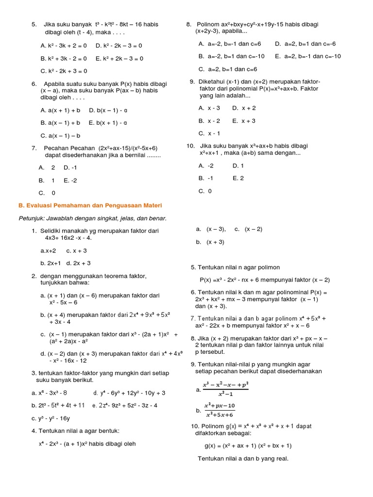 MTK P | PDF | Metode & Bahan Ajar