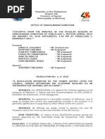 Res. No. 16-2023 Two-Storey Barangay Hall | PDF | Philippines