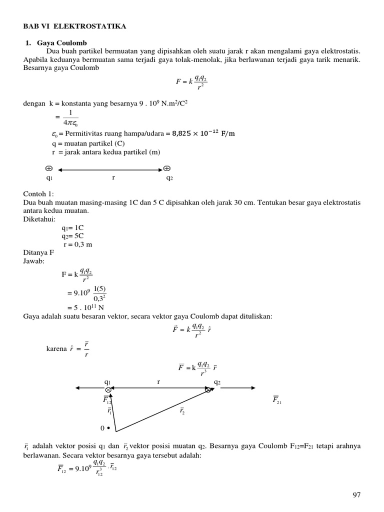 Bab5 Elektrostatika Klas-A | PDF
