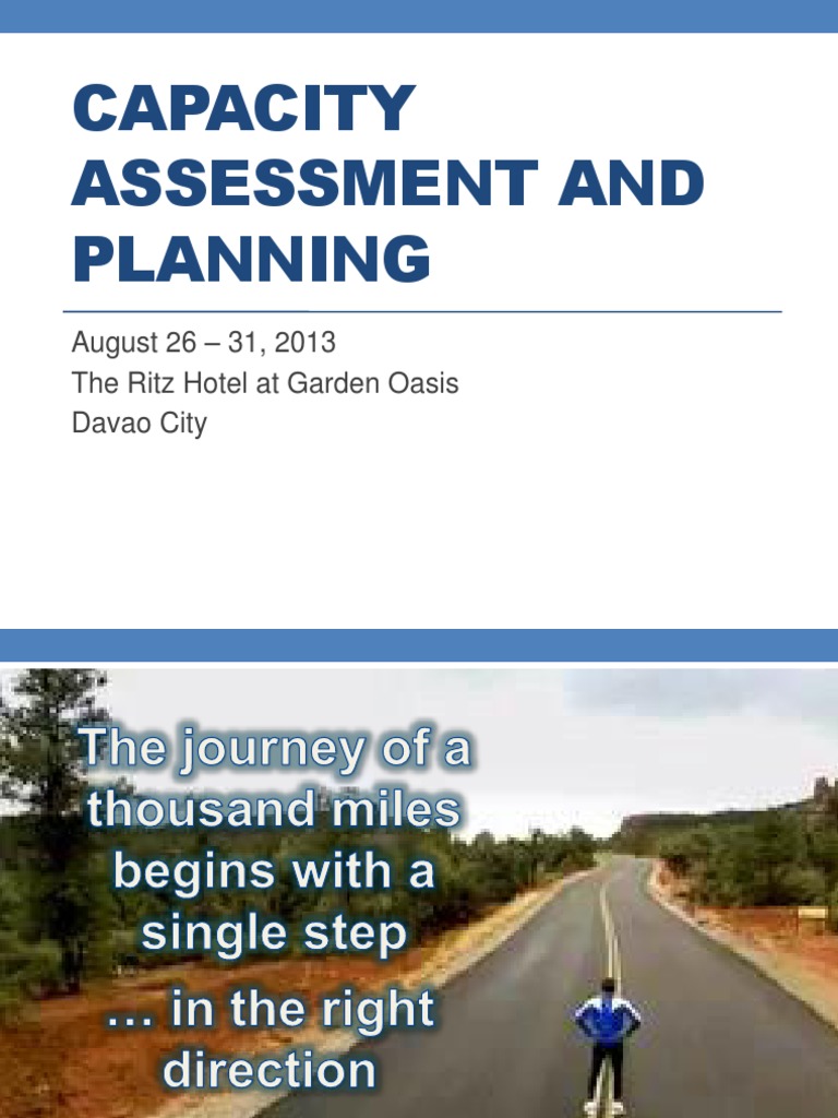 5 - CapDev Agenda | PDF | Capacity Building | Goal