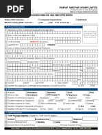 BSNL Bharat Fiber FTTH Application Form | PDF | Telecommunications ...