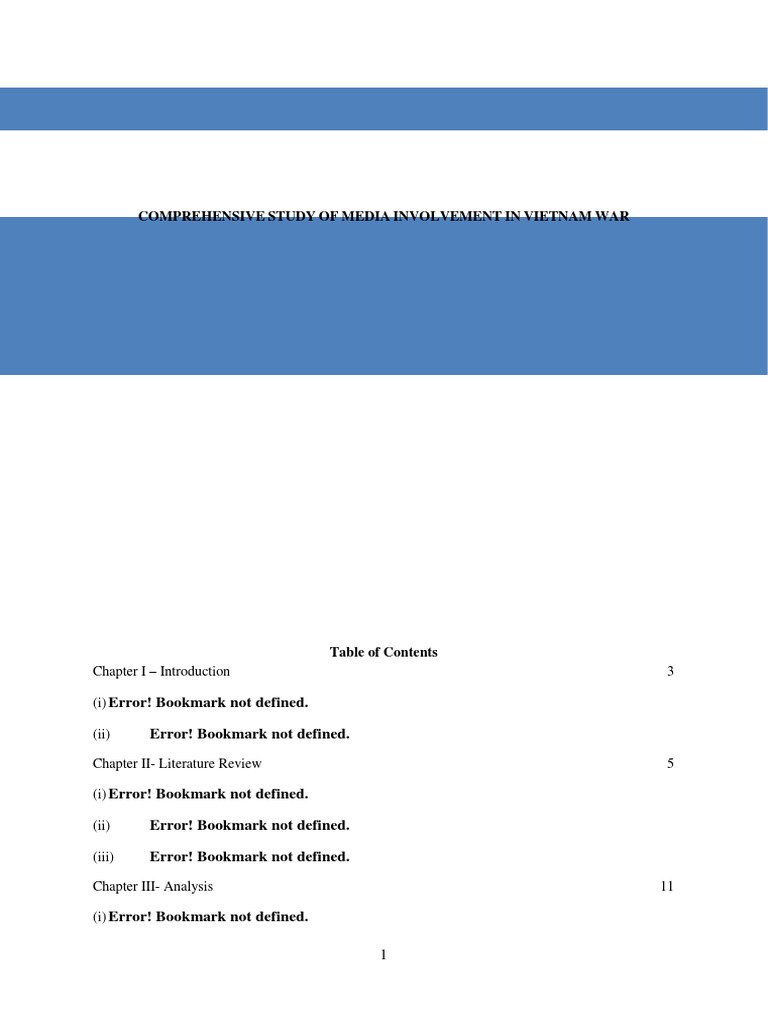 Media's Impact on the Vietnam War | PDF | Vietnam War | Journalism
