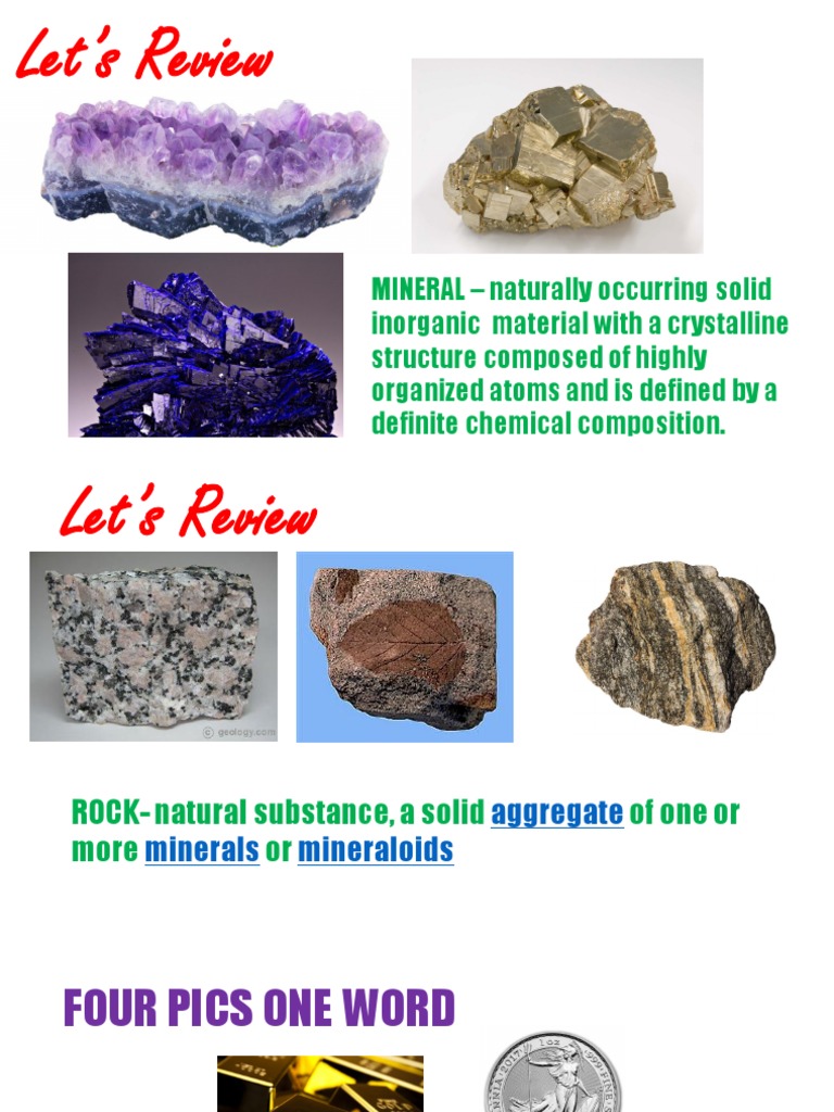 Ores and Minerals PDF | PDF | Minerals | Ore