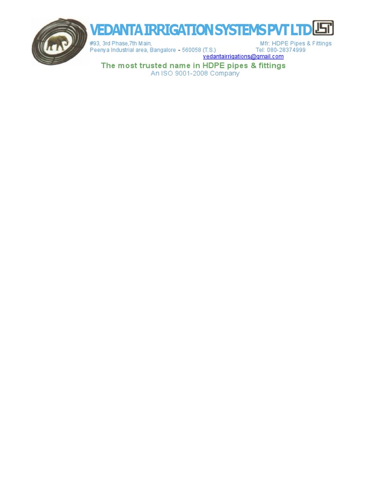 HDPE Pipe Test Report | PDF | Pipe (Fluid Conveyance) | Hydraulic ...