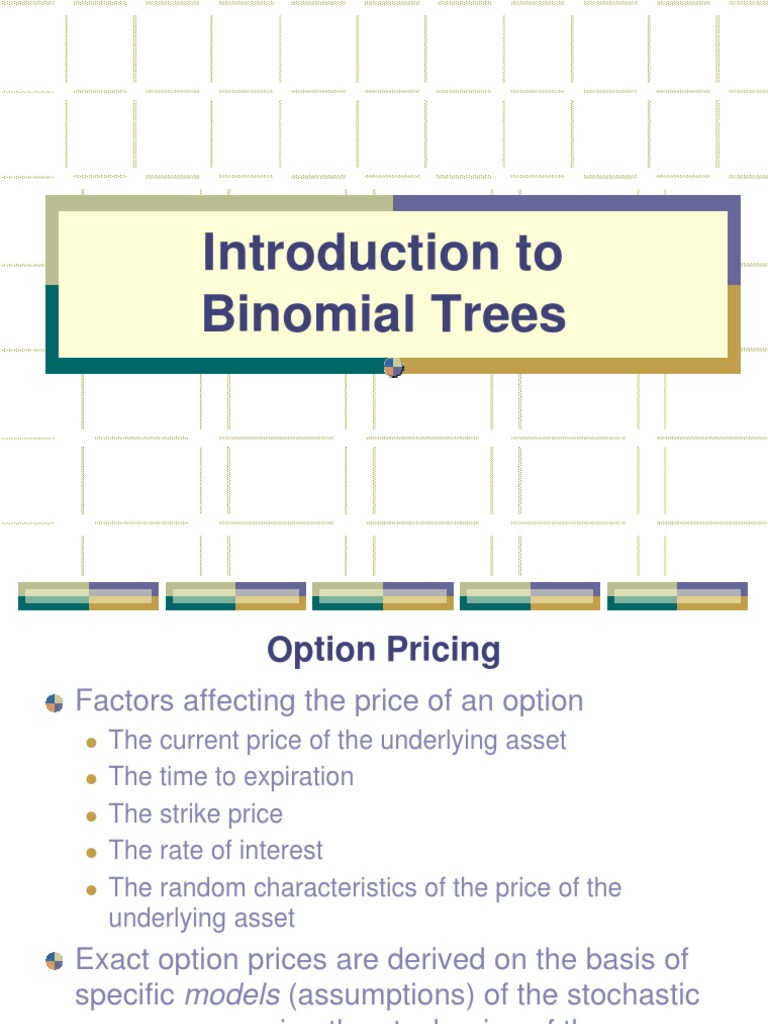 7 Introduction To Binomial Trees | PDF | Option (Finance) | Black ...