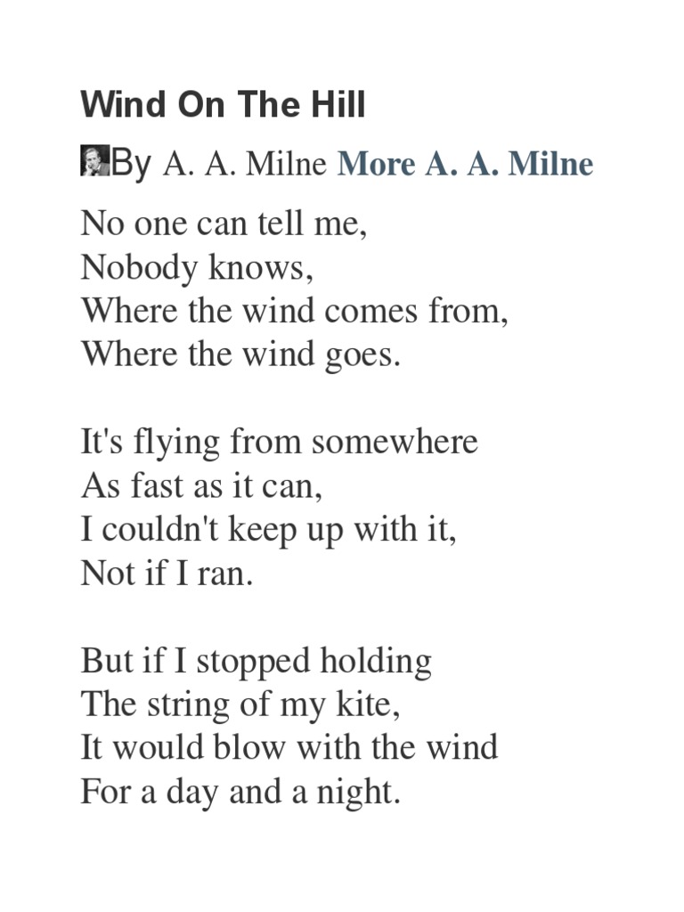 Wind On The Hill | PDF