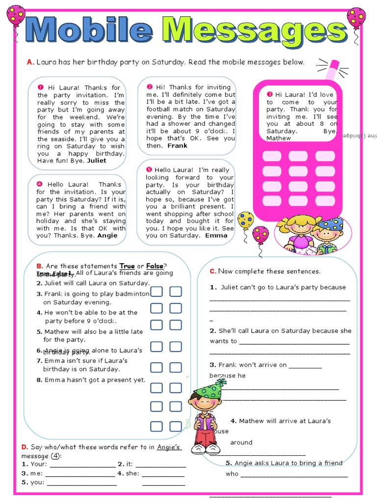 Mobile Messages | PDF