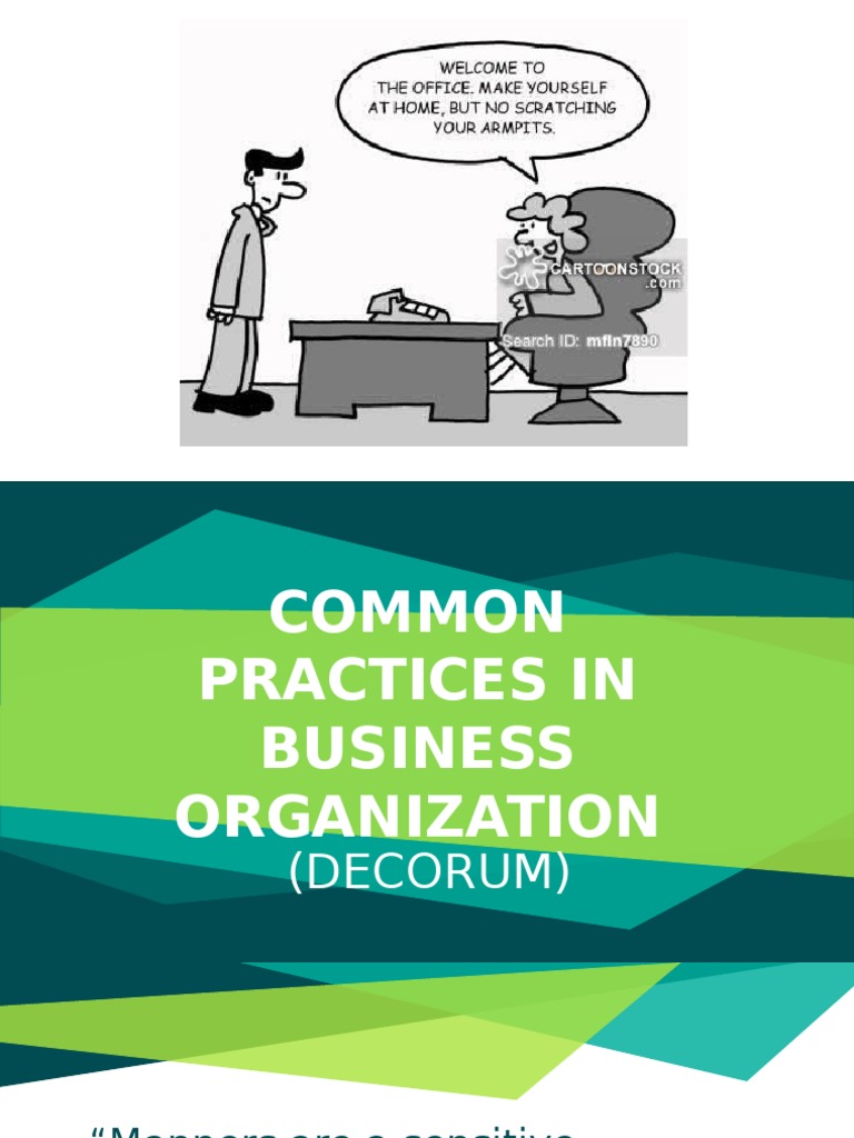 Business Decorum and Protocol Guide | PDF