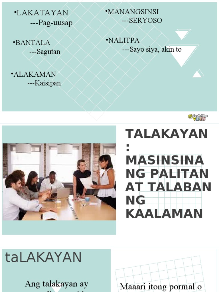 TALAKAYAN | PDF
