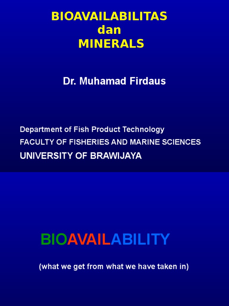 Bioavailabilitas Makro Mikro-Nutrien | PDF | Iron | Osteoporosis