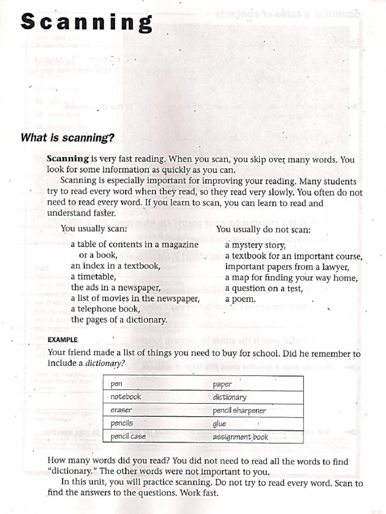 Reading Comprehension Skills PDF | PDF