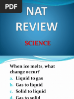 NAT Reviewer in Science 6 | PDF | Plate Tectonics | Stars