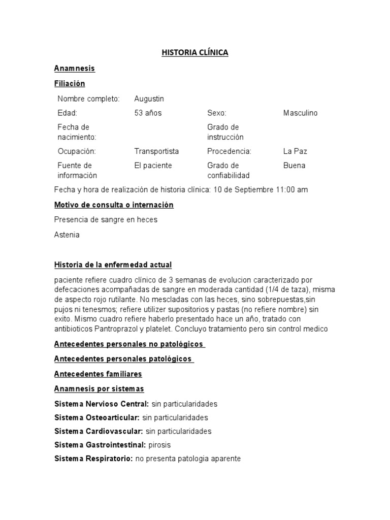 Amplexion y Dolor Subescapular en Paciente | PDF | Especialidades ...