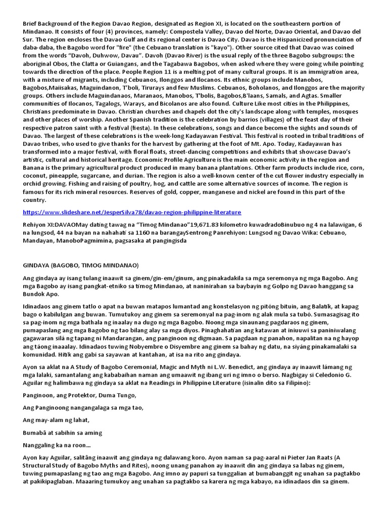 Panitikan | PDF | Philippines