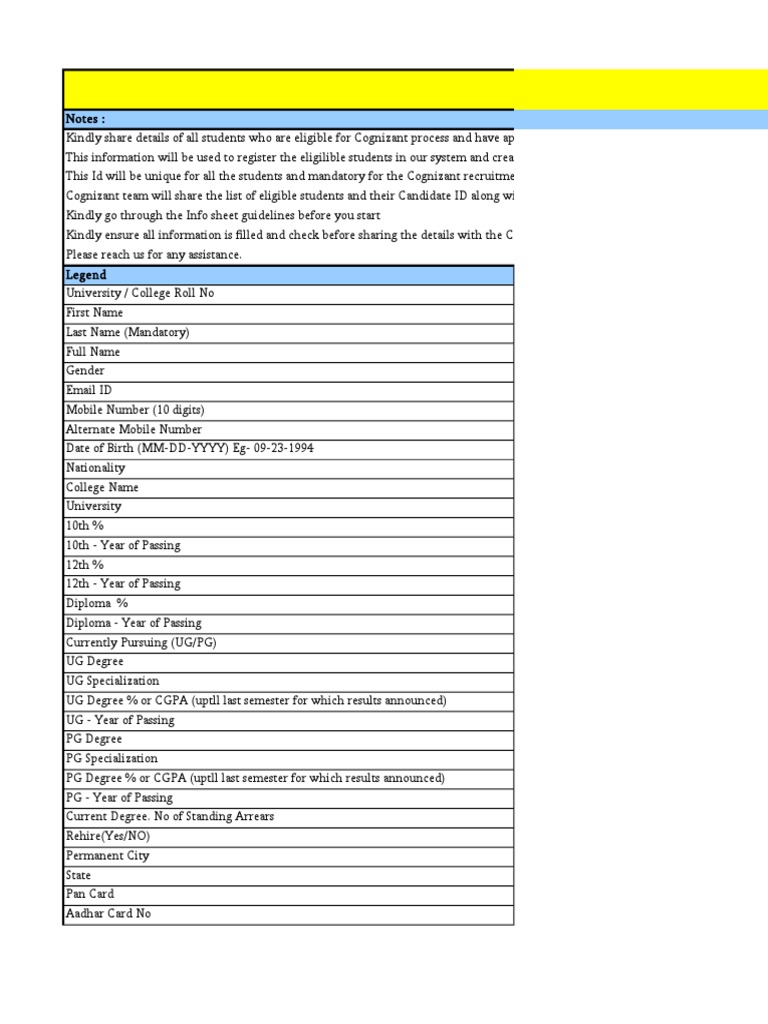 2020 Batch Students Master Template-1 | Download Free PDF | Educational ...
