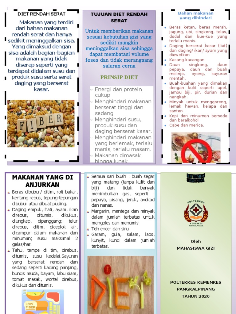 Leaflet Diet Sisa | PDF