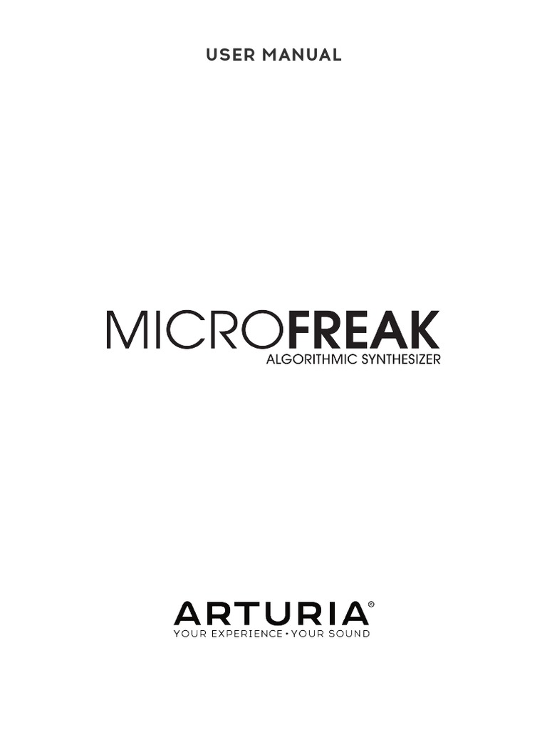 MicroFreak Manual 1 0 0 en | PDF | Synthesizer | Electronics