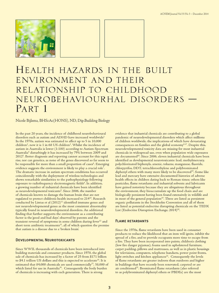 Ealth Hazards in The Built Environment and Their Relationship | PDF ...