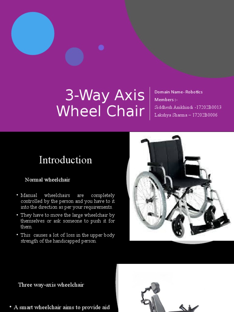 3-Way Axis Wheel Chair | PDF