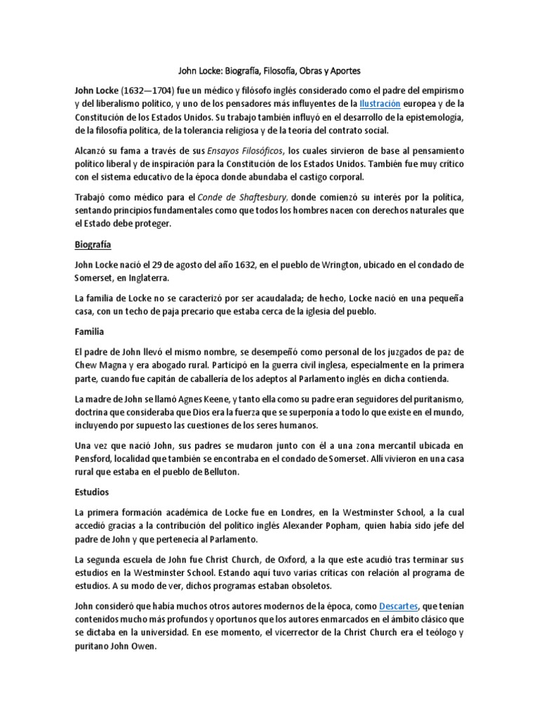 0 - John Locke y Montesquieu | PDF | John Locke | Montesquieu