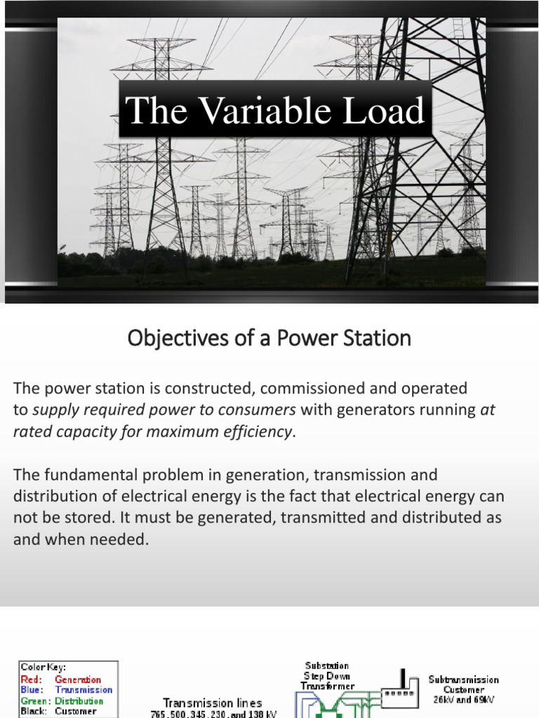 2-The Variable Load | PDF | Power Station | Power (Physics)