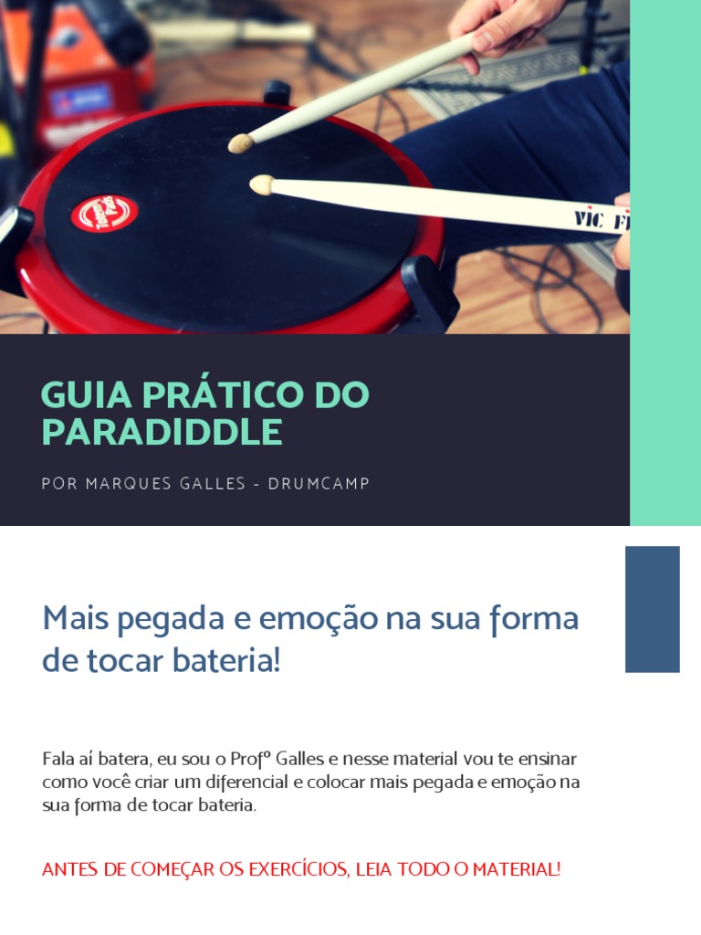 Guia Prático Do Paradiddle 2018 | PDF | Tempo | Entretenimento (geral)