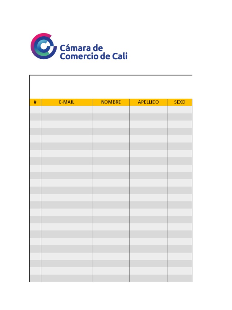 Formato de Lista de Clientes | PDF