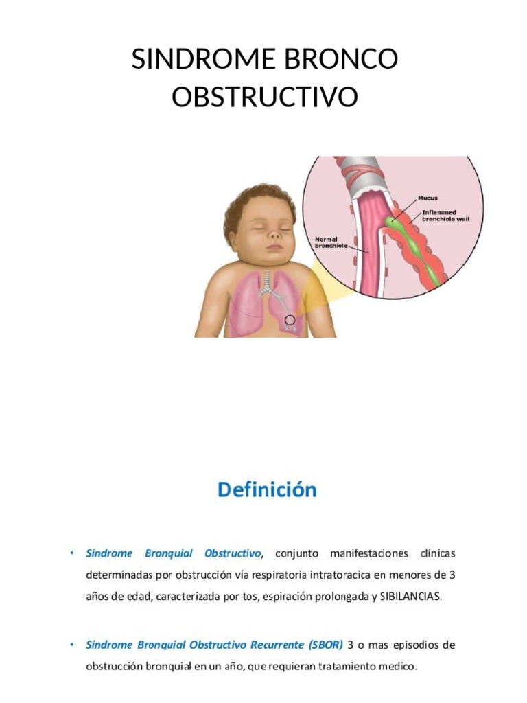 Sindrome Bronco Obstructivo | PDF