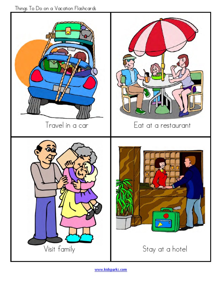 Vacations Flashcards PDF | PDF
