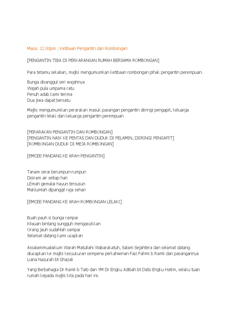 Skrip DJ Bekwos | PDF