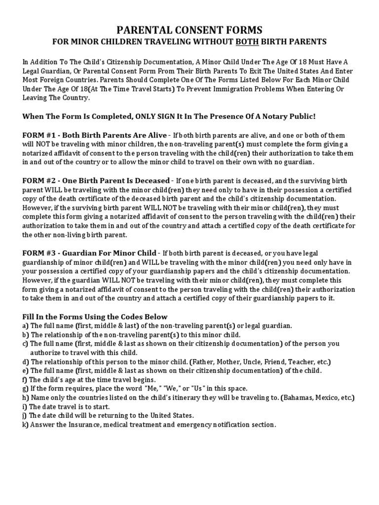 Parental Consent Forms PDF | PDF | Legal Guardian | Parent