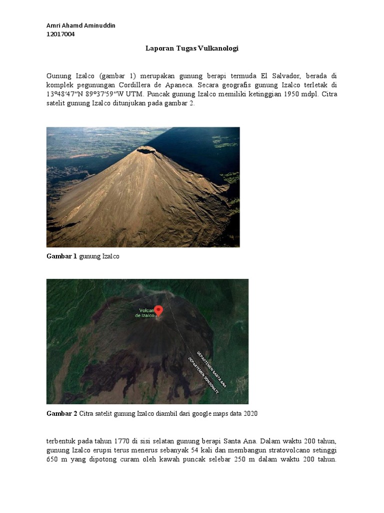 Tugas Vulkanologi 12017004 Amri Ahmad Aminuddin | PDF