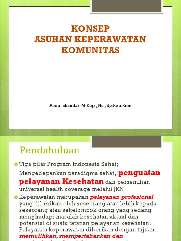 "Asuhan Keperawatan Komunitas" | PDF