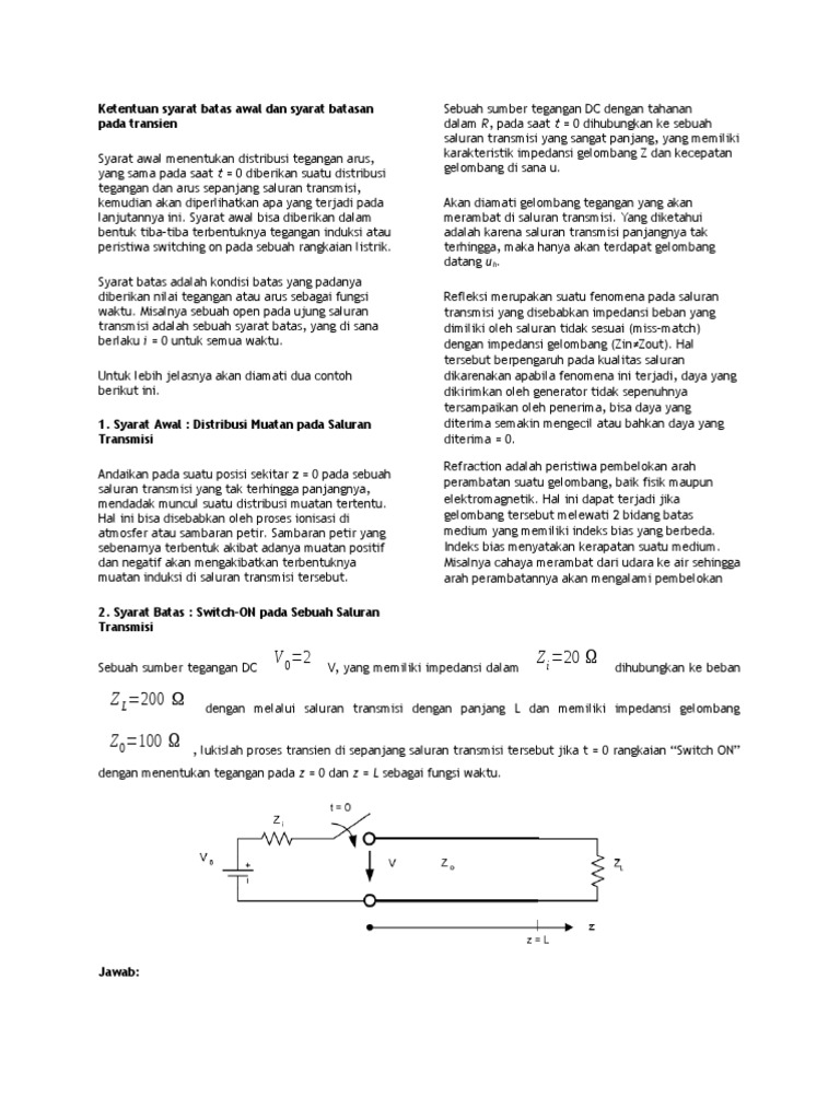 Saluran Transmisi | PDF