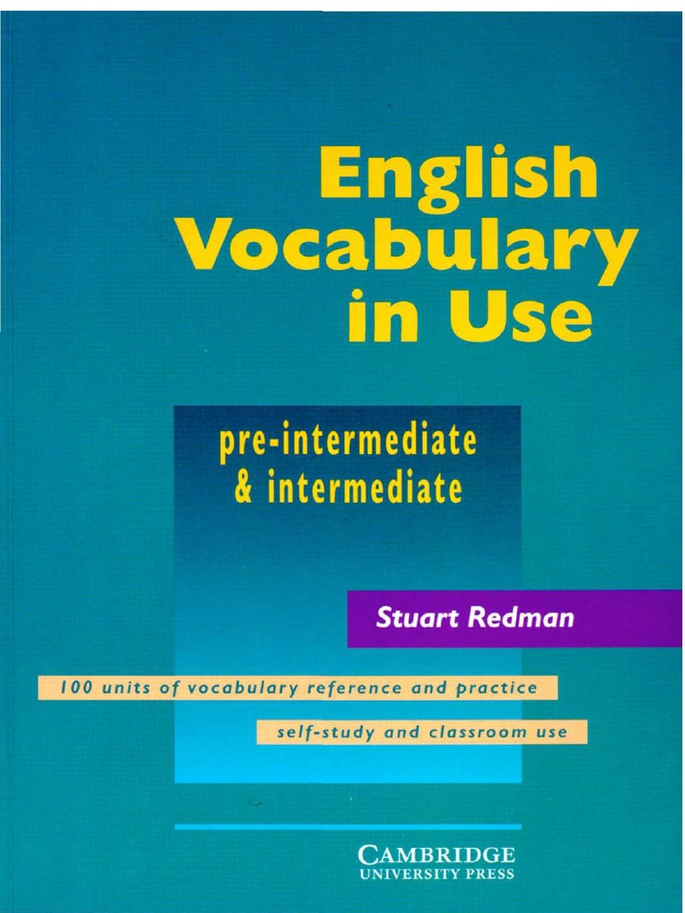 English Vocabulary in Use - Pre-Intermediate & Intermediate PDF | PDF